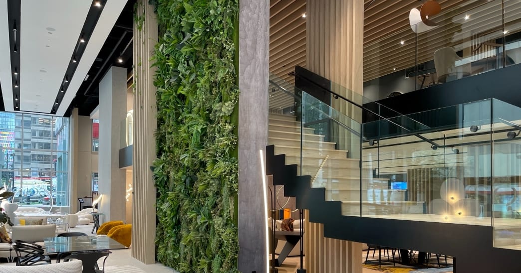 Réaménagement du magasin Roche Bobois Montréal | RénoAssistance